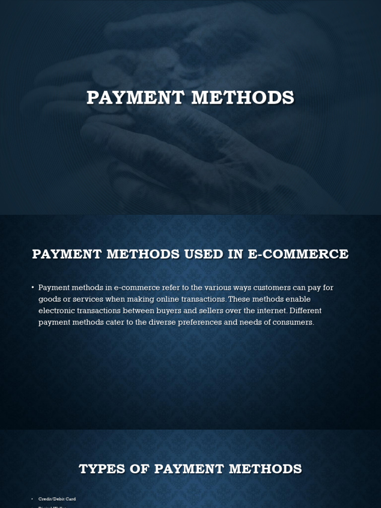 Payment Methods | PDF | Payments | Credit Card