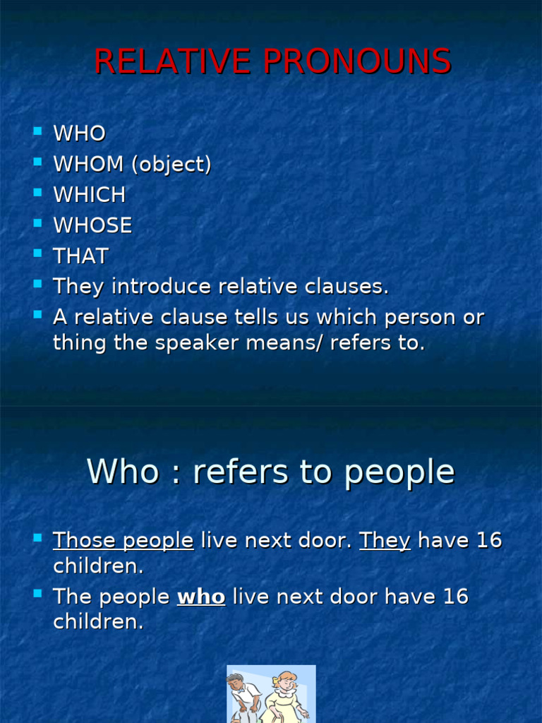 Relative Pronouns # 1 | PDF | Languages | Foreign Language Studies