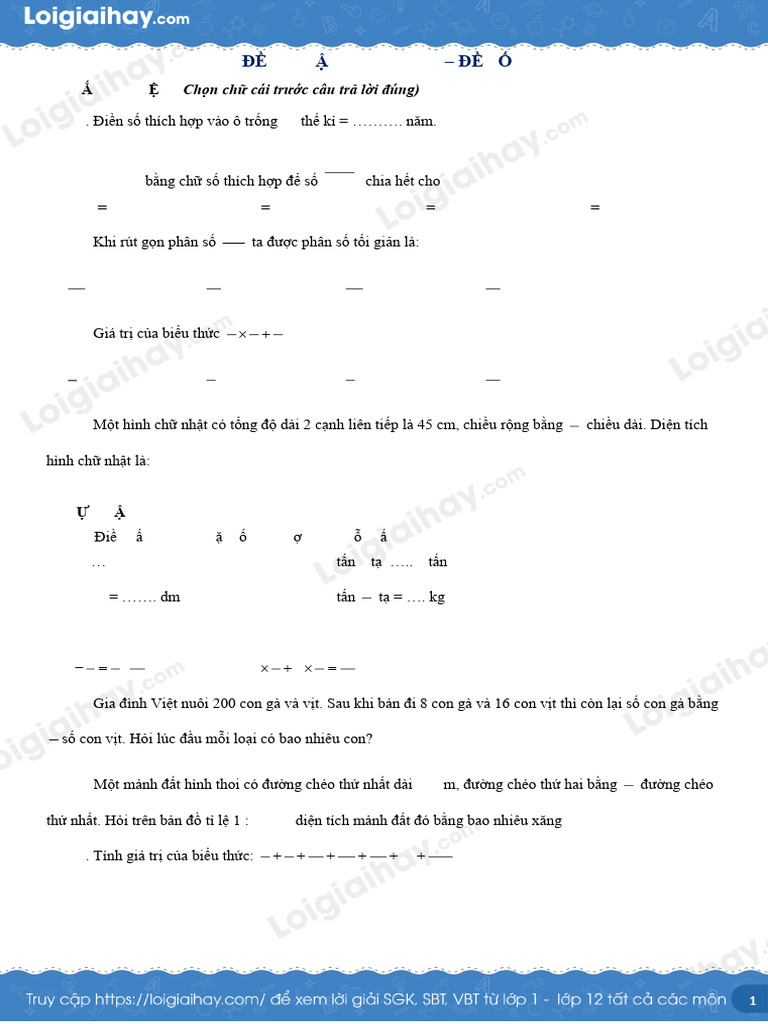 De On Tap He Lop 4 Len Lop 5 Mon Toan de So 8 Co Loi Giai Chi Tiet 1687851061 2 | PDF