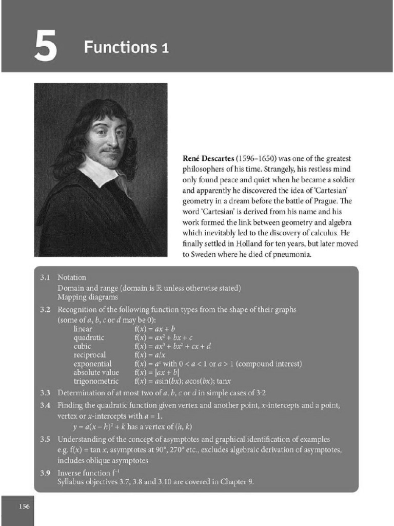 Functions Oxford IGCSE | PDF