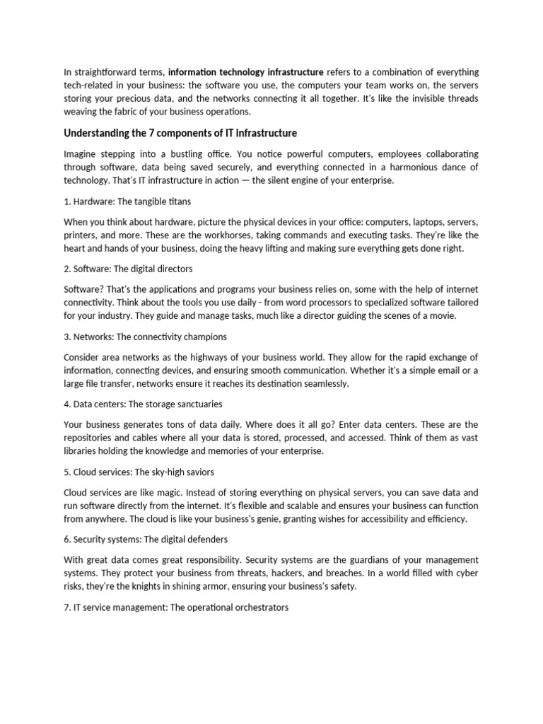 IT Infrastructure and Emerging Technologies | PDF | Internet Of Things | Cloud Computing