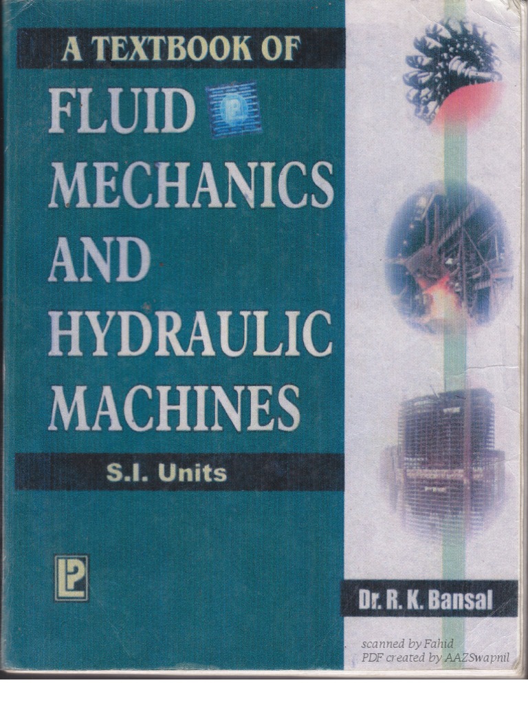 A TextBook of Fluid Mechanics and Hydraulic Machines - Dr. R. K. Bansal ...