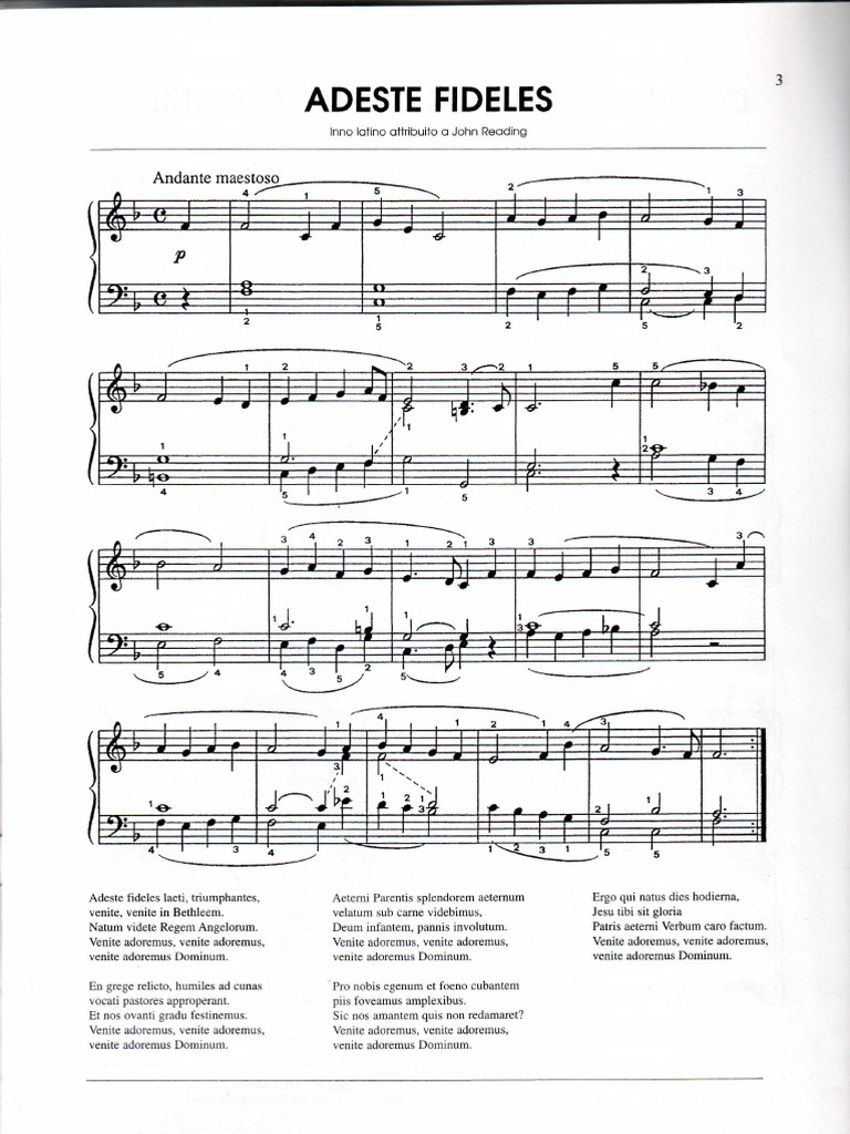 Adeste Fideles | PDF