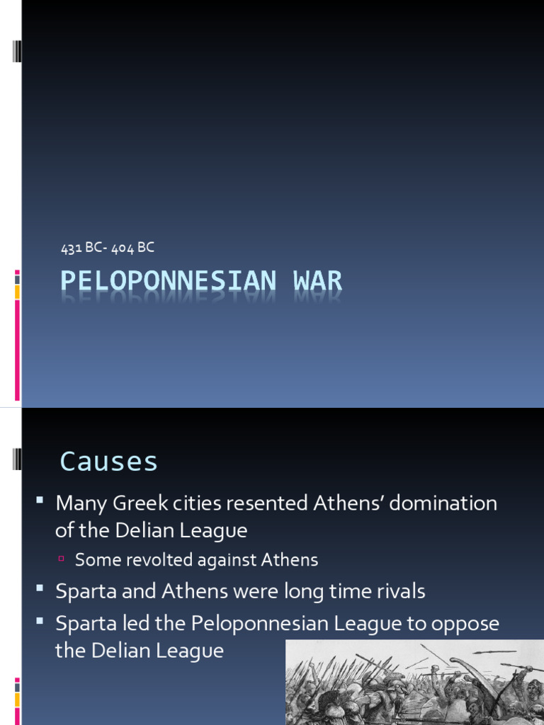 Peloponnesian War Overview | PDF