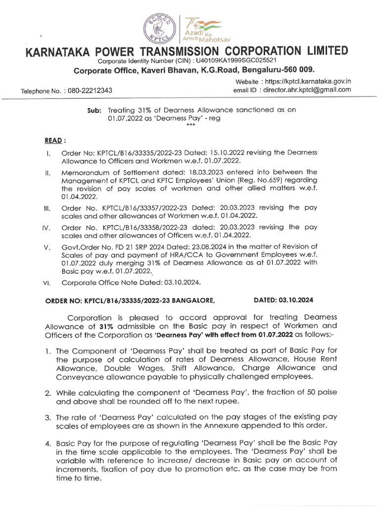 DP Order 3 10 24 | PDF