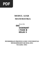 Modul Ajar Matematika - Nilai Tempat Bilangan - Fase B - Kelas 3 | PDF | Kajian Bahasa Asing
