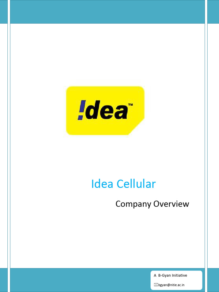 Idea Cellular | PDF | 4 G | Mobile Phones