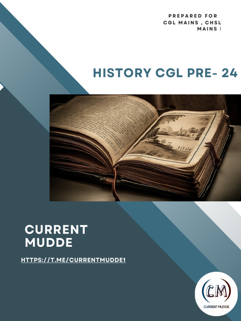 CGL 24 HISTORY - Current Mudde | PDF | Technology & Engineering