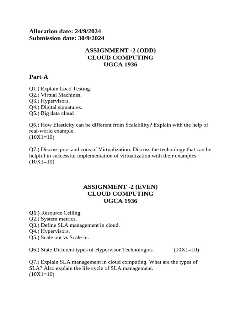 Assignment2 CC | PDF | Teaching Methods & Materials | Computers