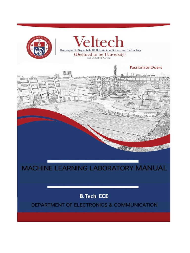 Machine Learning Laboratory: Manual | PDF | Receiver Operating ...