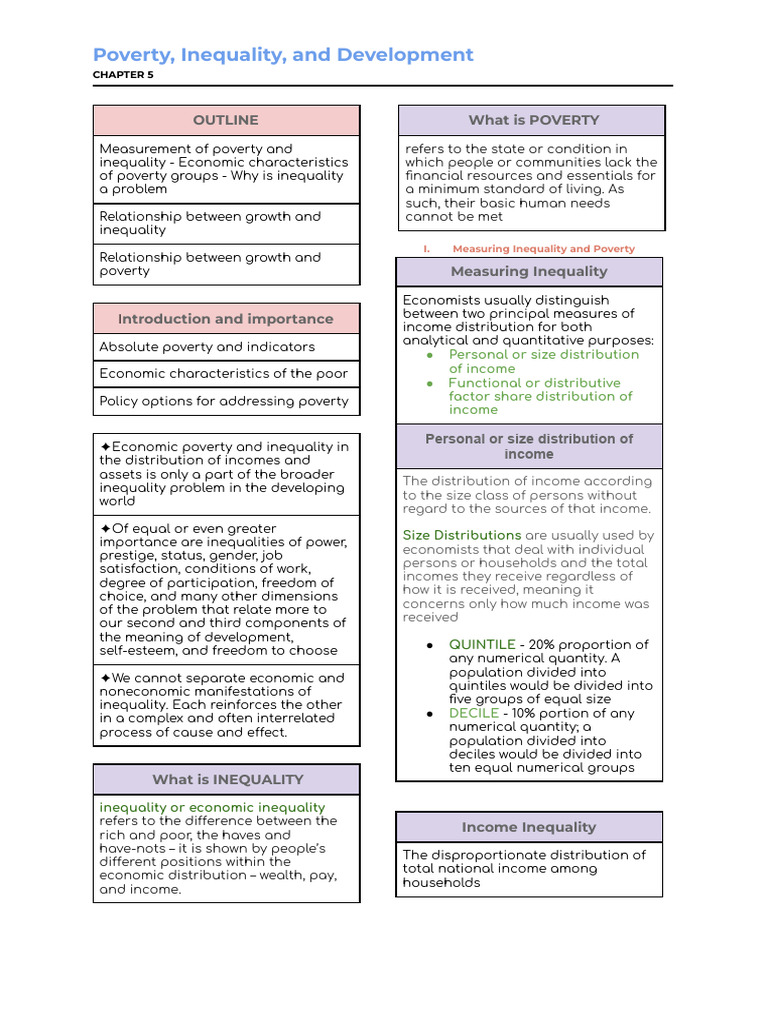 Poverty, Inequality, and Development | PDF | Taxes | Income Distribution