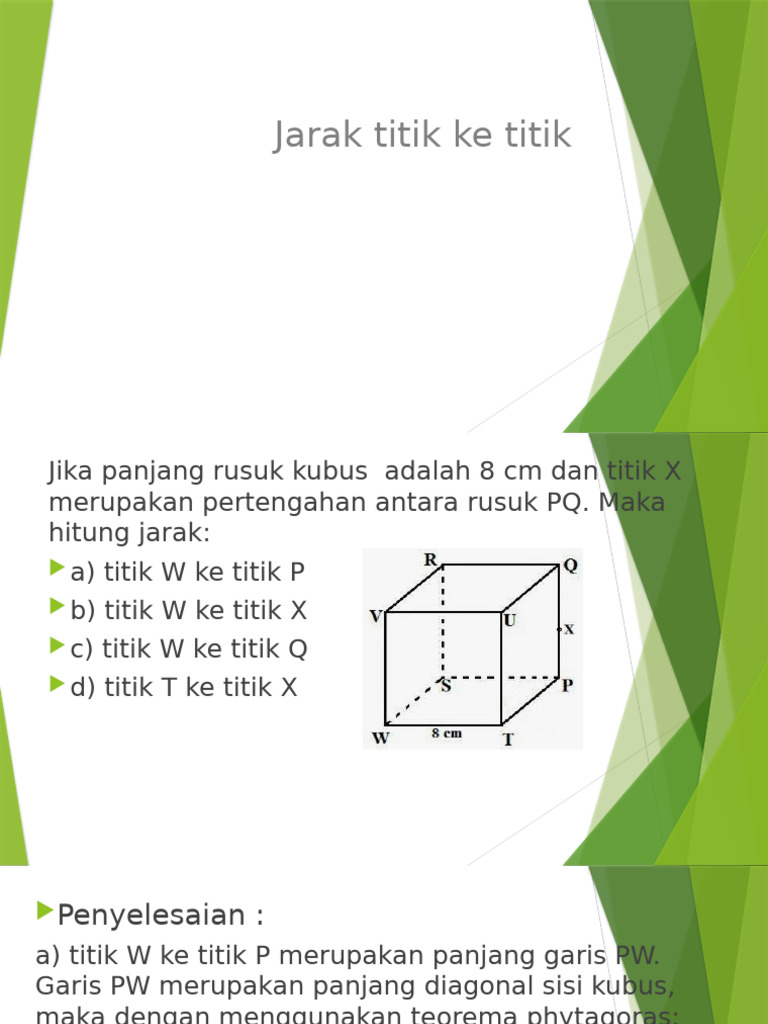 Jarak Titik Ke Titik | PDF