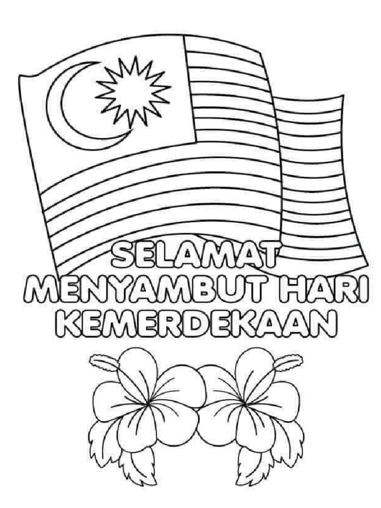 Coloring Merdeka Tadika Pra | PDF