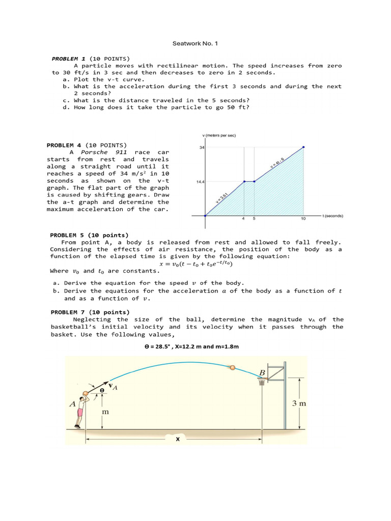 Seatwork No 1 | PDF
