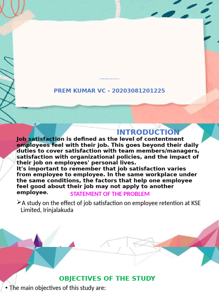 Prem | PDF | Job Satisfaction | Employment