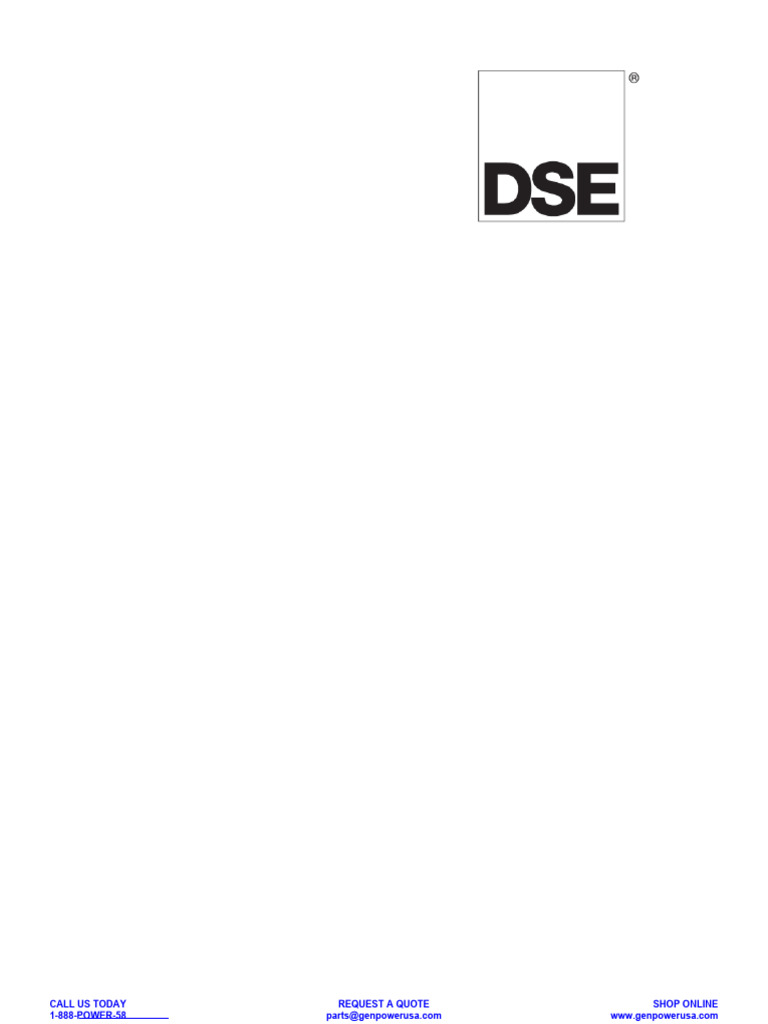 Dse 5110 | PDF | Electrical Connector | Instrumentation