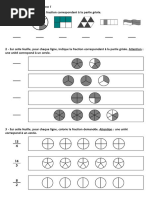 Évaluation des fractions CM2 avec corrigés | PDF