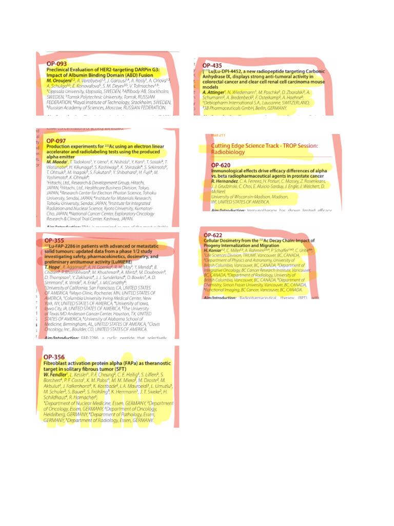 EANM Key Talk and Poster | PDF