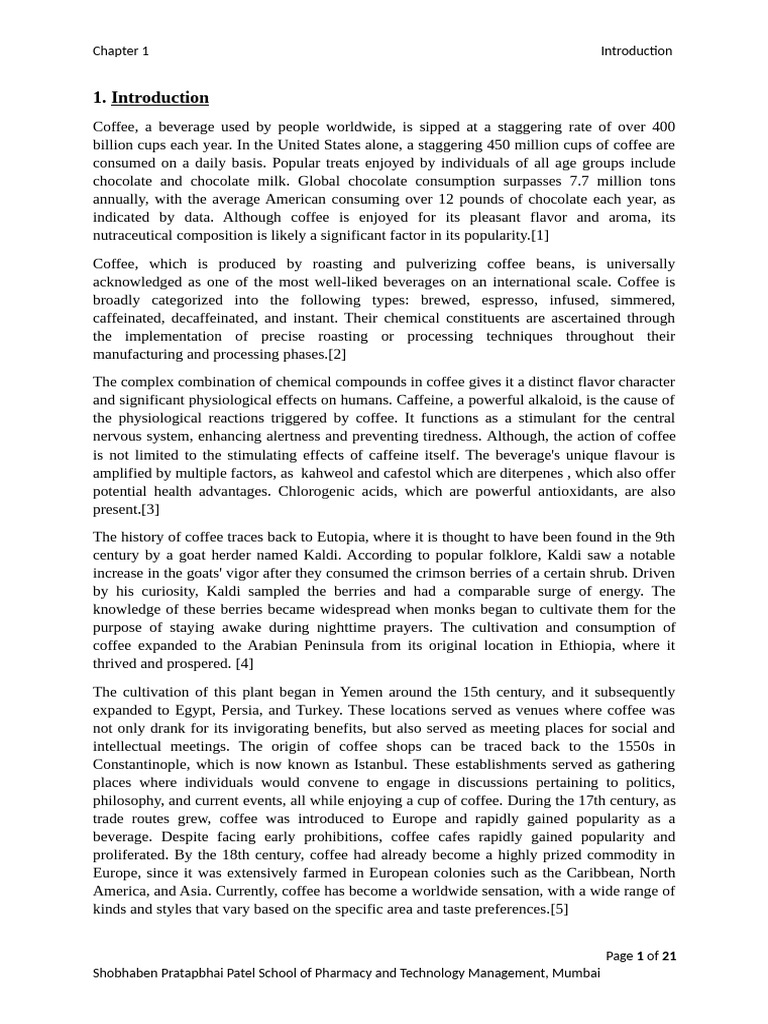 Ojas Research | PDF | Coffee | Tablet (Pharmacy)