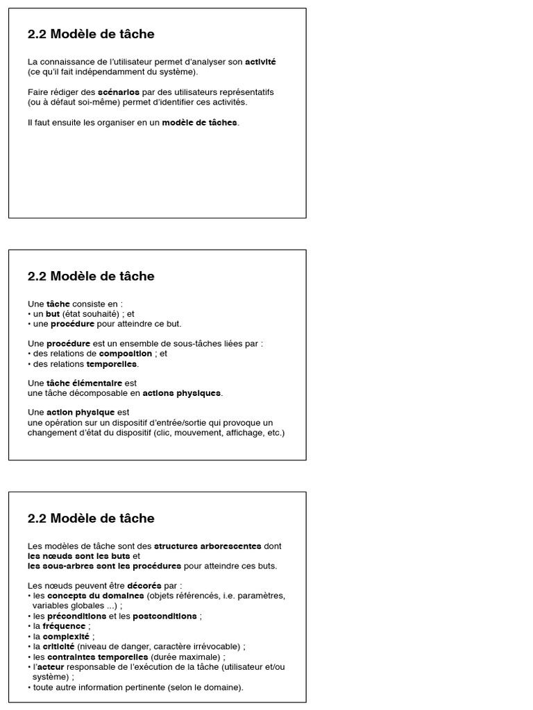 modele-taches | PDF | Cursor (User Interface) | Computing