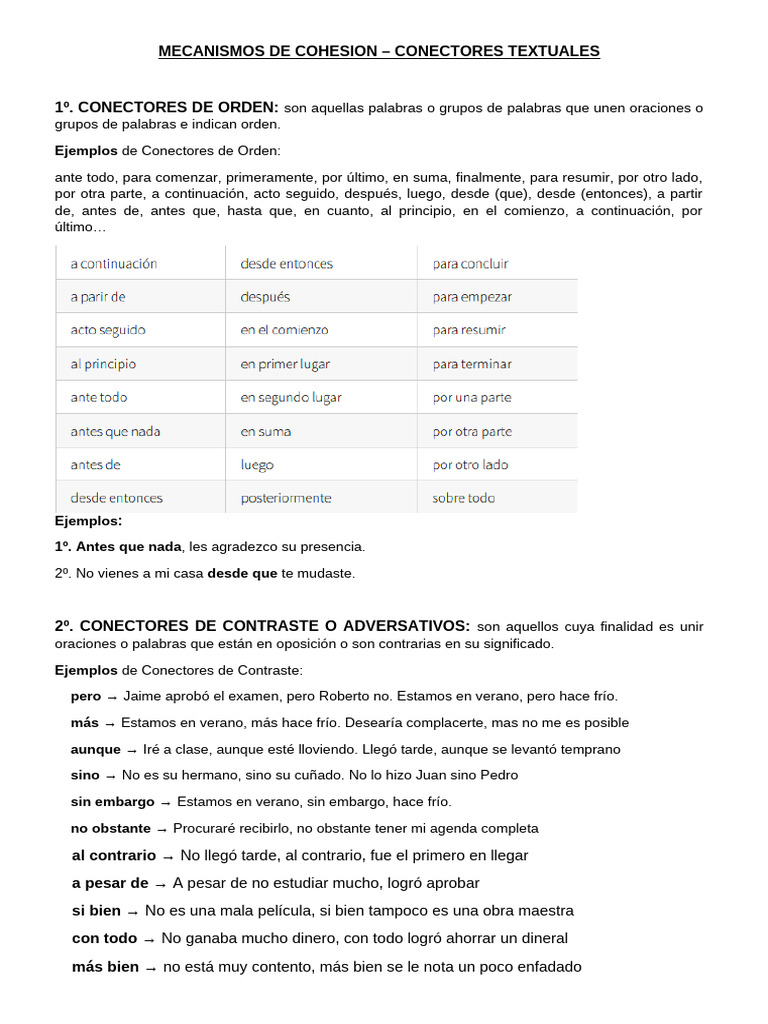 MECANISMOS DE COHESION | PDF MECANISMOS DE COHESION | PDF