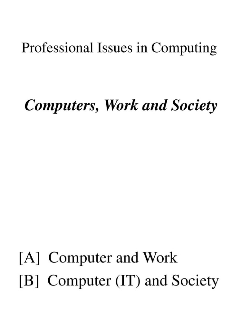 Professional Issues In It Pdf