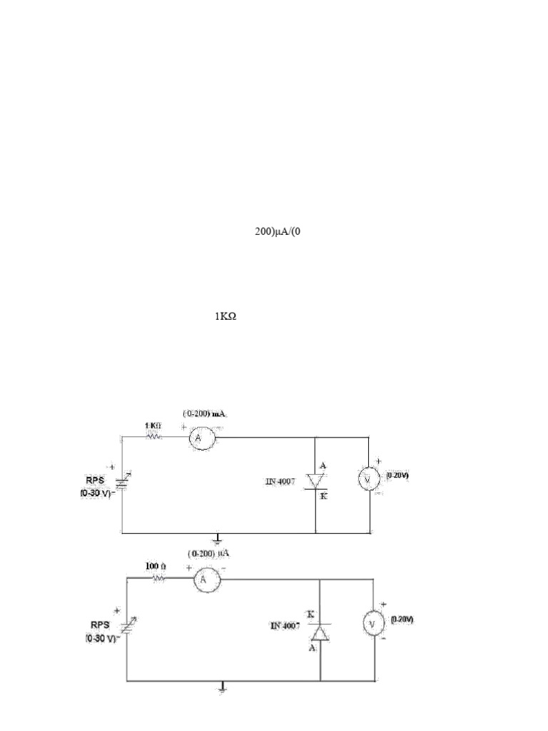 AEC Lab Manual R22 For EEE Kitss | PDF | Amplifier | P–N Junction