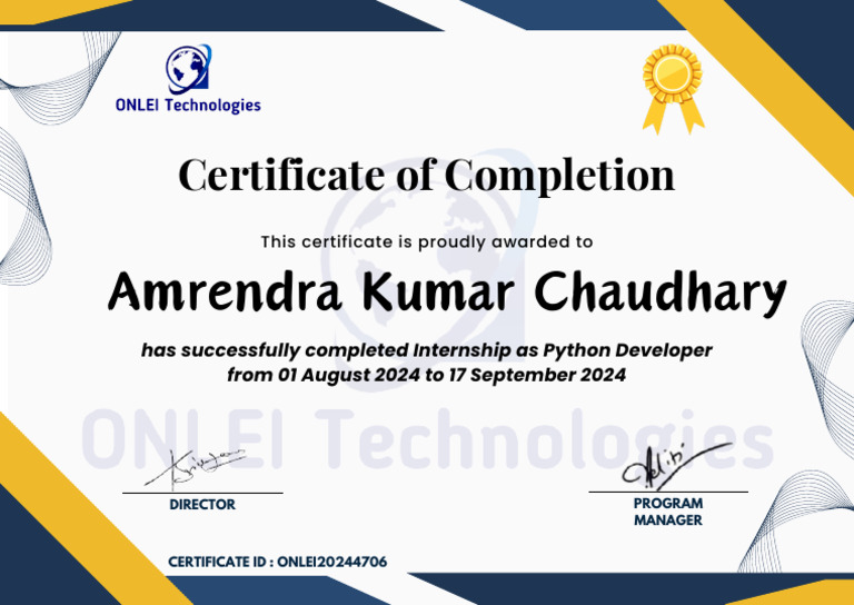 Oct Certificate | PDF | Technology & Engineering