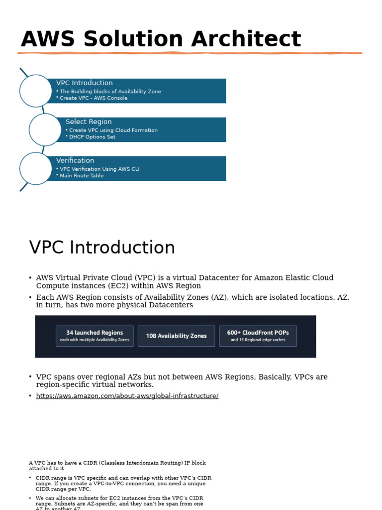 AWS Solution Architect Introduction - Part 1 | PDF