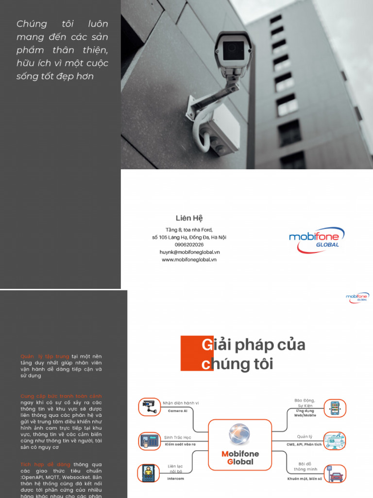Mobifone Global CameraAI Catalog | PDF