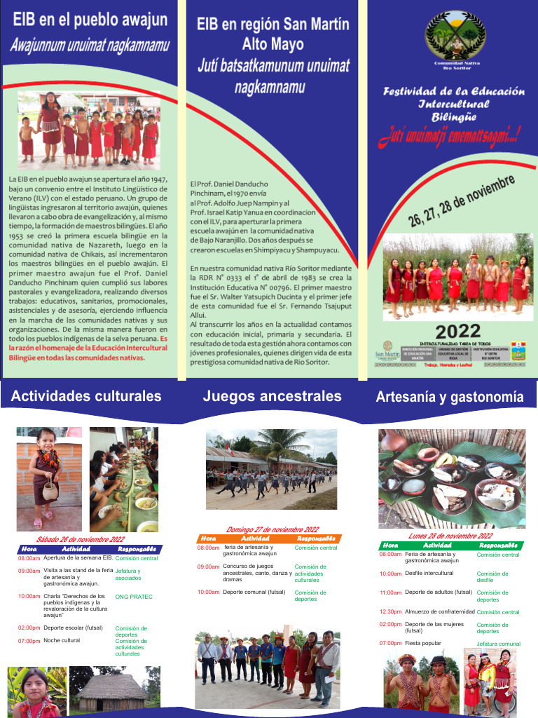 Triptico EIB 2022 | PDF