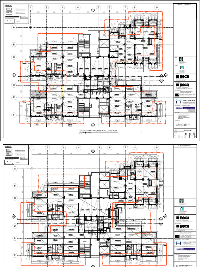 PPVC Bace Panel As Built Drawing | PDF
