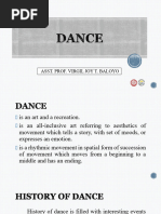 DANCE | PDF | Dances | Leisure