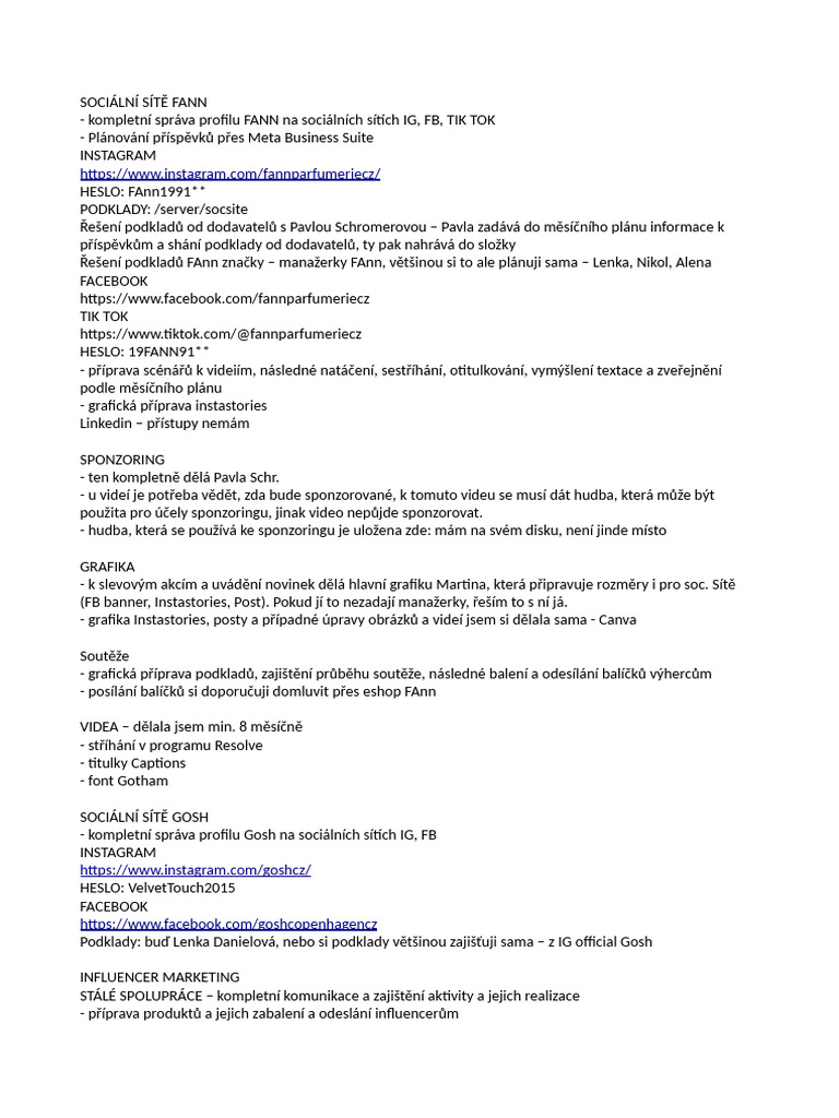 FAnn Social Media | PDF