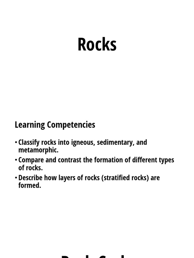 Earth Science Rocks and Rock Cycle | PDF | Igneous Rock | Rock (Geology)