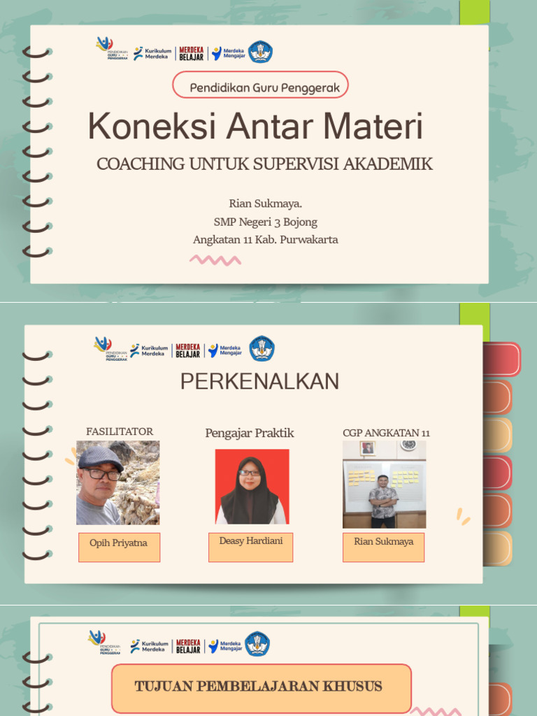 Koneksi Antar Materi Modul 2.3 - Rian Sukmaya | PDF