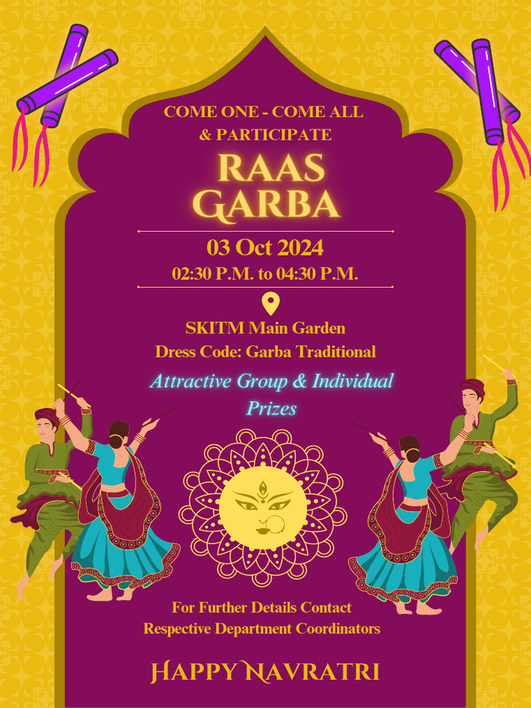 Raas Garba Poster | PDF