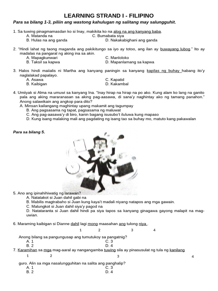 LEARNING-STRAND-I-1 | PDF