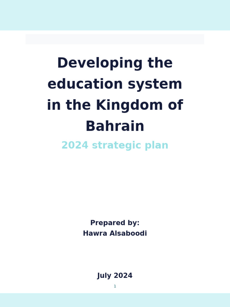 Strategy Education (1) | PDF | Teachers | Strategic Planning