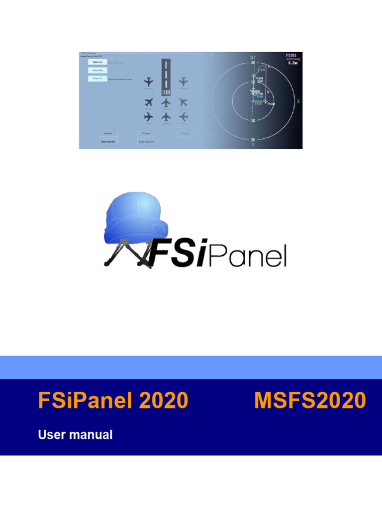 FSiPanel 2020 MSFS User Manual | PDF | Airport | Installation (Computer ...