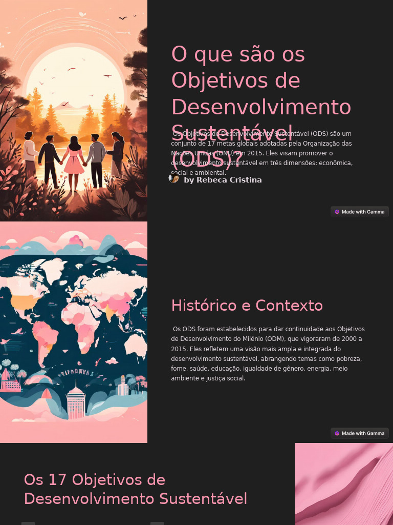 O Que Sao Os Objetivos de Desenvolvimento Sustentavel ODS | PDF ...