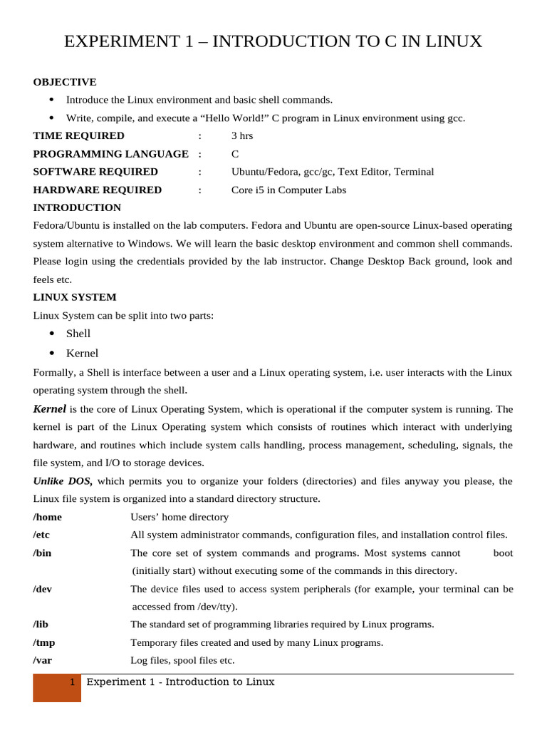 Zoha Munawar 063 OS Lab Exp 1 | PDF | Operating System | Shell (Computing)