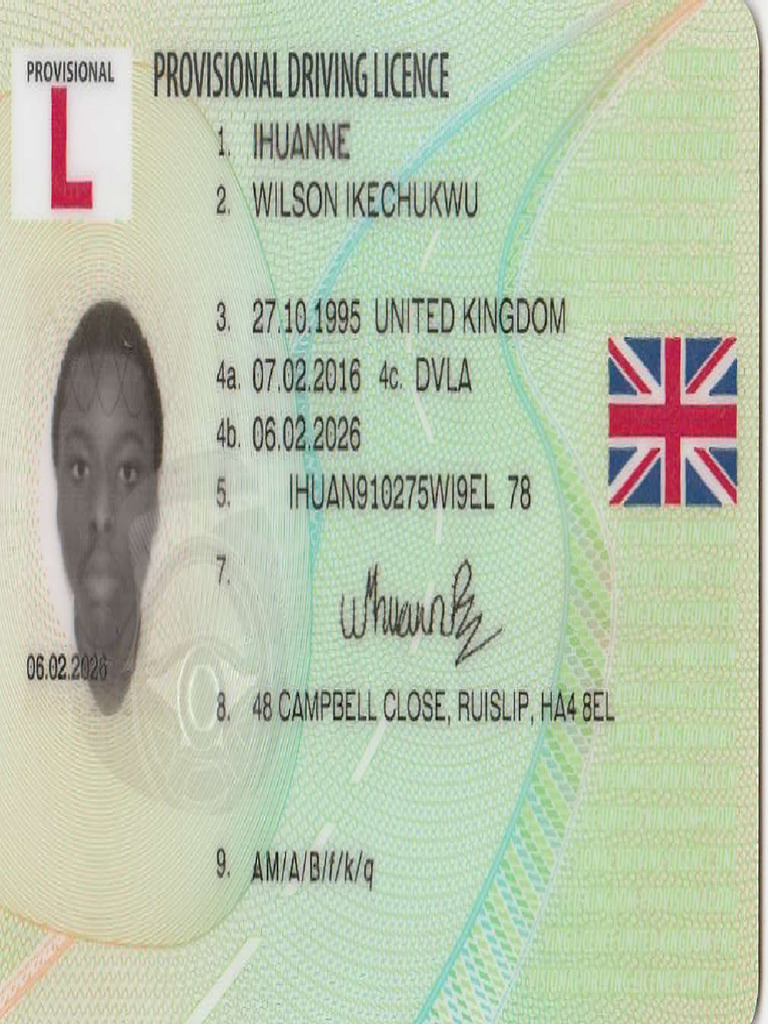IMG 20180130 0001 NEW Provisional Driving Licence | PDF