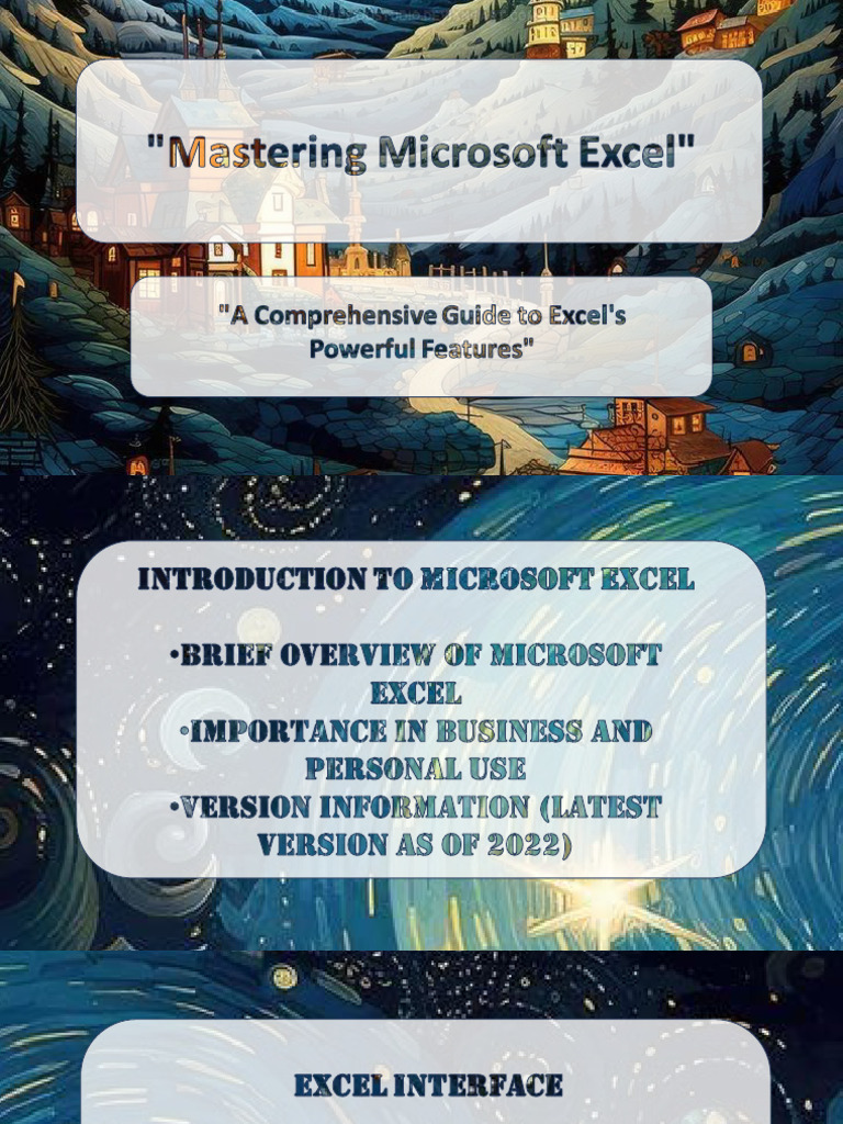 Mastering Microsoft Excel REPORT | PDF