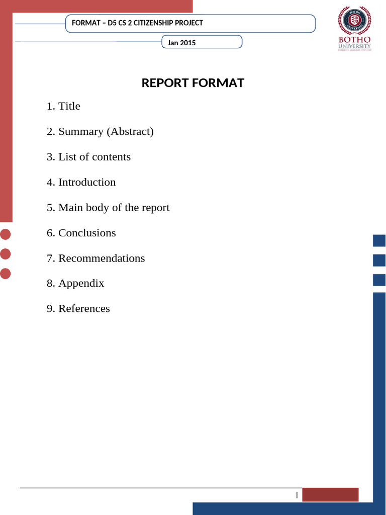 Format Project | PDF