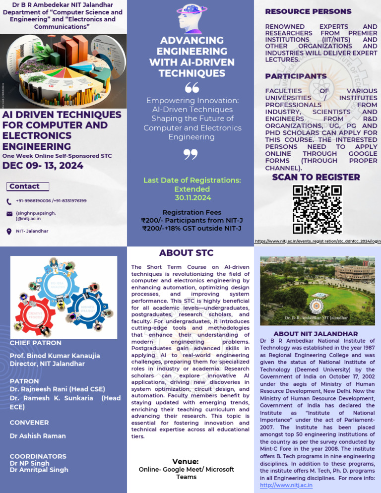 AI-DRIVEN_TECHNIQUES_BROCHURE | PDF | Engineering | Science