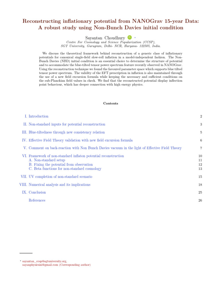 Reconstructing Inflationary Potential From Nanograv 15-Year Data: A Robust Study Using Non-Bunch ...