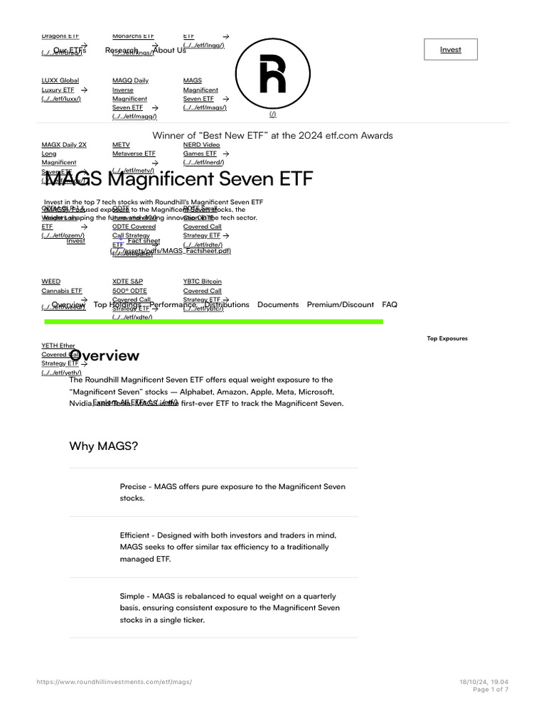 Magnificent Seven ETF - Invest in Magnificent Seven Stocks With MAGS ...