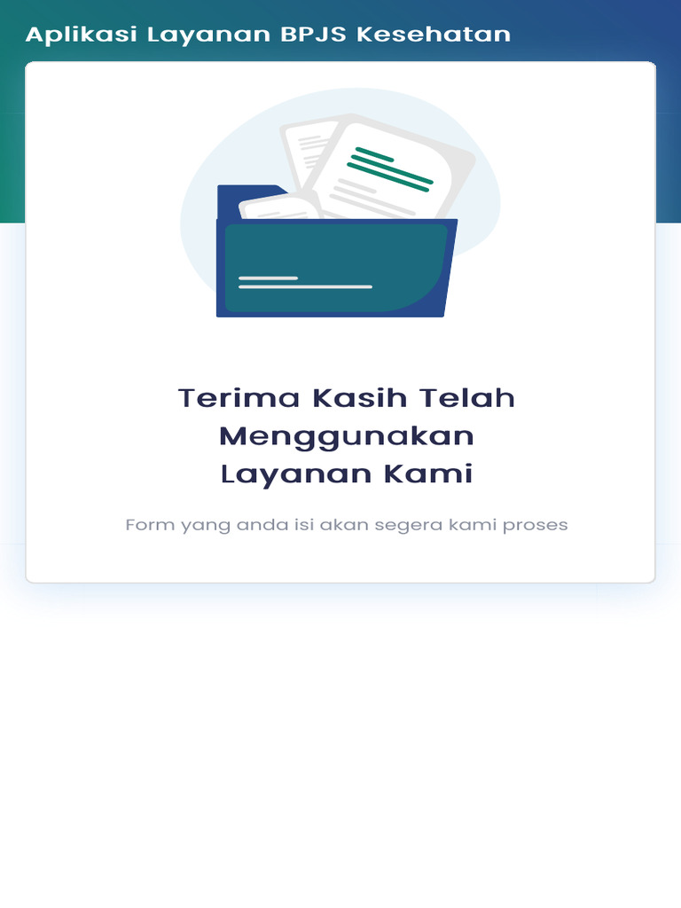 Bpjs Kesehatan E-Form | PDF