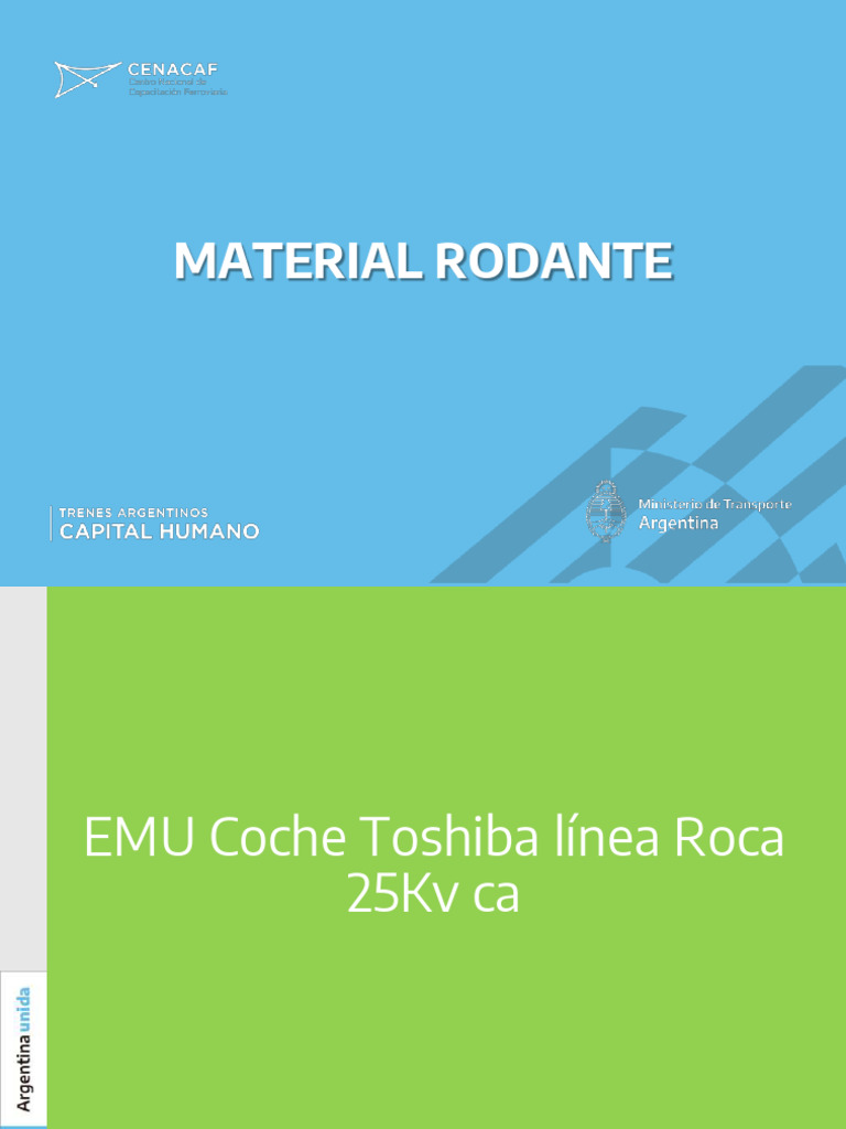 Material Jornada Introducción A Material Rodante Eléctrico | PDF ...